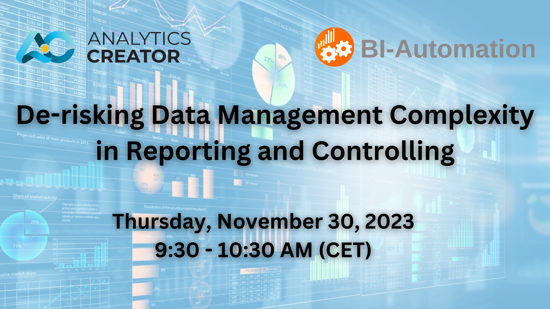 De-Risking Data Management for Reporting & Control - Video